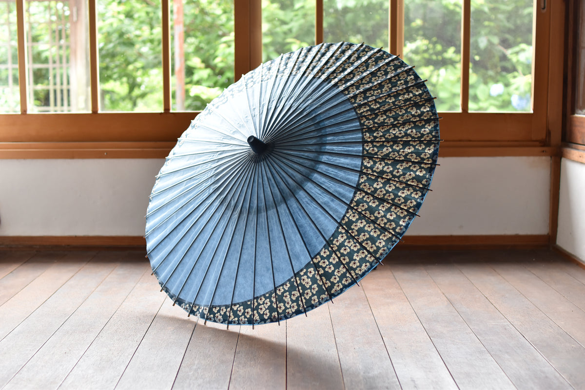 [Reserved product] Parasol [Tsukiyoko Blue x Hydrangea] – 和傘CASA